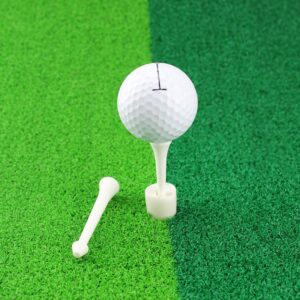 CRESTGOLF Rubber Golf Driving Range Tee Holder with Tees 2 SETS Count