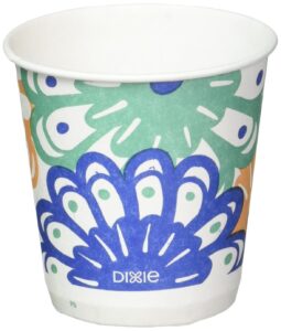 dixie disposable bathroom cups, coordinating design 3 oz. - 1200 cups