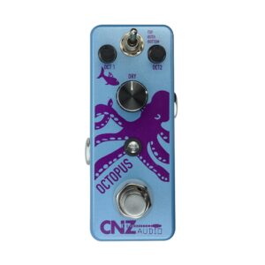 cnz audio octopus - octave guitar effects pedal, true bypass