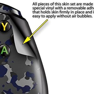 WraptorSkinz Decal Style Vinyl Skin Wrap compatible with XBOX One Original Wireless Controller WraptorCamo Old School Camouflage Camo Blue Navy - (CONTROLLER NOT INCLUDED)