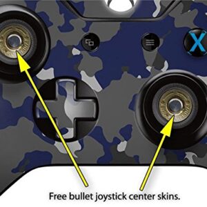 WraptorSkinz Decal Style Vinyl Skin Wrap compatible with XBOX One Original Wireless Controller WraptorCamo Old School Camouflage Camo Blue Navy - (CONTROLLER NOT INCLUDED)