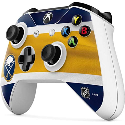 Skinit Decal Gaming Skin compatible with Xbox One S Controller - Officially Licensed NHL Buffalo Sabres Jersey Design