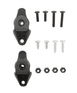 yakattack kayak 2 pack stealth pulley with hardware, black - 2 pack, one size, (ams-1011)