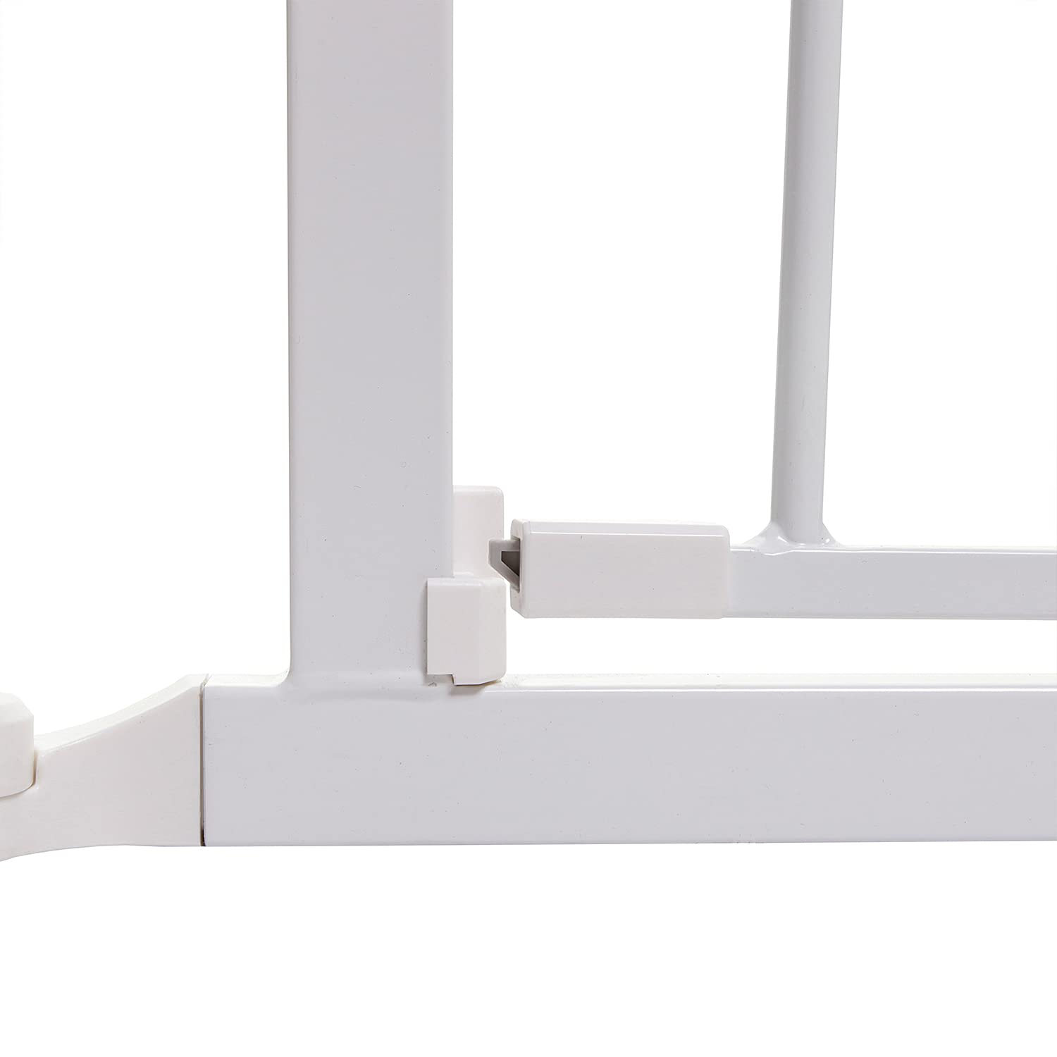 Dreambaby Newport Adapta Baby Gate - Use at Top or Bottom of Stairs - for Straight, Angled or Irregular Shaped Openings (White)