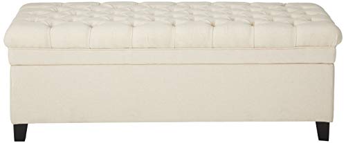 Christopher Knight Home Juliana Fabric Storage Ottoman, Beige