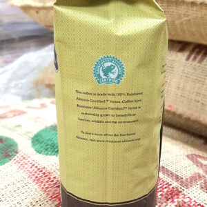 Verena Street, 2 Pound Flavored Ground Coffee, Mississippi Grogg, Medium Roast, Rainforest Alliance Certified Arabica Coffee