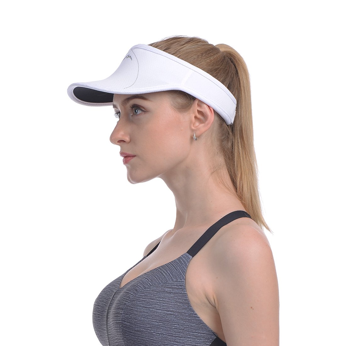 USHAKE Women's Visor, White