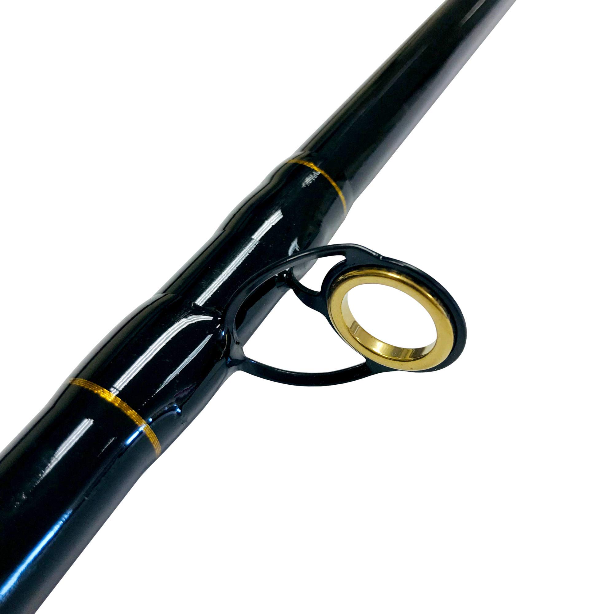 EatMyTackle 2 Piece Surf Fishing Rod - 10 ft. | Black Magic 20-40 lb.