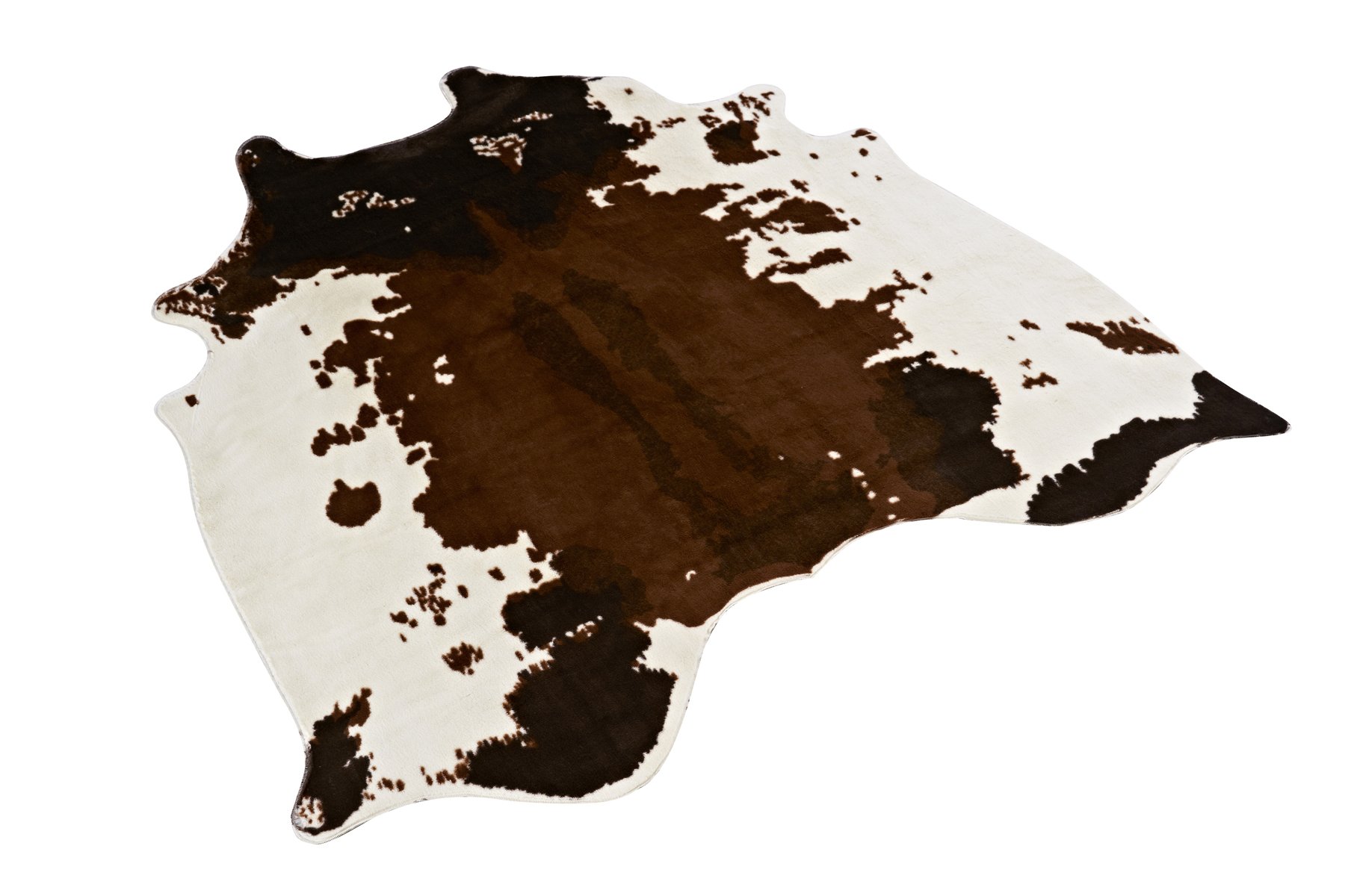 townssilk Cow Print Rug 4.1x4.5 Feet faux Cow hide rug Animal printed area rug carpet for home