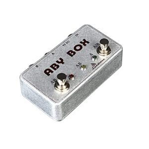 new hand made aby switch box for effects pedal-true bypass/guitar ab