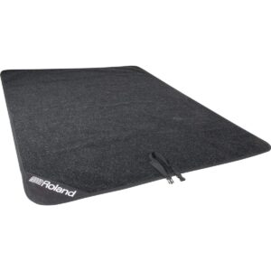 roland tdm25 non-slip drum rug, 77" x 63" (tdm-25)