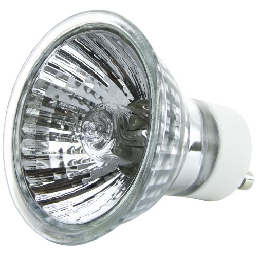 Sunlite MR16 Halogen Reflector Bulb, 35 Watt, 38° Flood, 120 Volt, 2000 Hour Life Span, Dimmable, GU10 Base, Cover Guard, 3200, ANSI FMW, Ceiling Fixtures, Track Lighting 6-Pack.