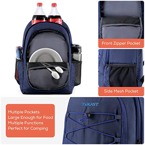 TOURIT Insulated Backpack Cooler 28 Cans Leakproof Lightweight Cooler Backpack for Men Women to Work, Picnics, Hiking, Beach, Park or Day Trips