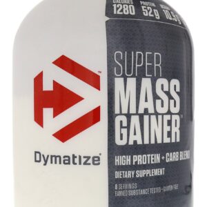 Dymatize Super Mass Gainer, Gourmet Vanilla, 6 Pound