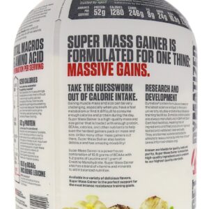 Dymatize Super Mass Gainer, Gourmet Vanilla, 6 Pound