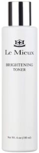 le mieux illuminating toner - hyaluronic acid & witch hazel toner for face, facial solution for glowing skin, help minimize dark spots & uneven tone, no parabens or sulfates (6 oz / 180 ml)