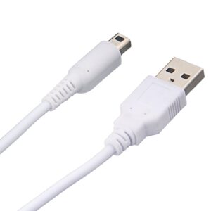 AKWOX [2 Pack] 3M/10FT USB Charger Power Cable Compatible with for 3DS XL, 3DS, DSi XL,New 2DS XL, DSi, NEW 3DS XL