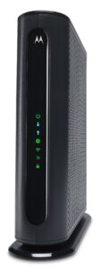 motorola mg7540 16x4 cable modem plus ac1600 dual band wi-fi gigabit router with dfs, 686 mbps maximum docsis 3.0 - approved by comcast xfinity, cox, charter spectrum, more