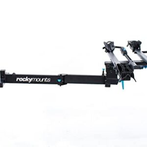 RockyMounts BackStage 2" Receiver Swing Away platform hitch 2 bicycle rack. Allows full access to the rear of the vehicle with bikes on or off the rack.