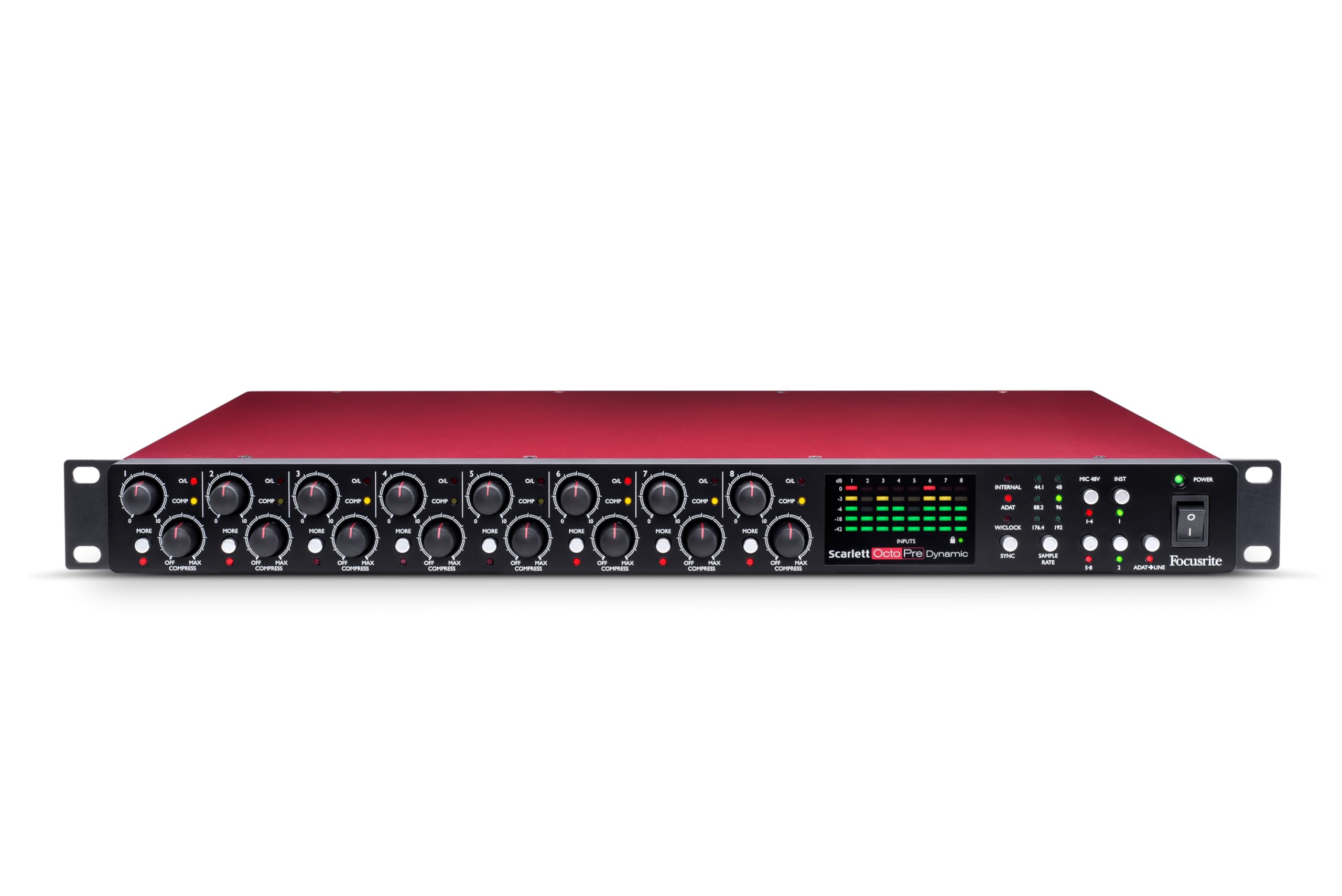 Focusrite Scarlett OctoPre Dynamic Mic Preamp