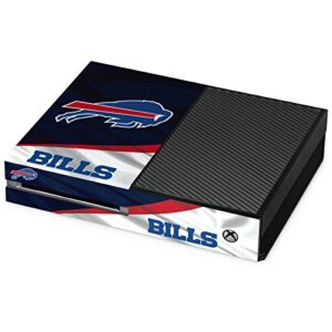 skinit decal gaming skin compatible with xbox one console - officially licensed nfl buffalo bills design