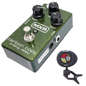 mxr m169 carbon copy analog delay cable bundle w/ 4 free items: 2x 18.6' strukture cables, 2x hosa patch cables