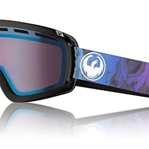 Dragon Alliance D1 OTG Ski Goggles, Black, Ink/Luma Blue Ion Lens