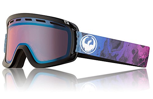 Dragon Alliance D1 OTG Ski Goggles, Black, Ink/Luma Blue Ion Lens