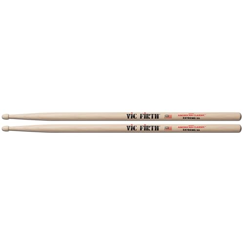 5A Extreme Hickory Wood Tip Drumsticks