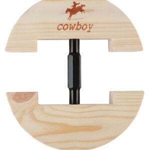 Cowboy Hat Stretcher,Small Size 6 1/2 to 9 1/2-Colourful Adjustable Buckle Heavy Duty (Small, Black)