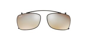 ray-ban rx5228c square prescription eyeglass frames, black/mirror gradient grey, 55 mm