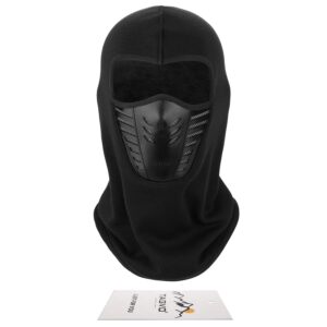 tagvo balaclava ski mask, winter fleece headwear riding hood for men women