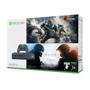 Microsoft Xbox One S 500GB Console - Gears of War & Halo Special Edition Bundle(Discontinued)