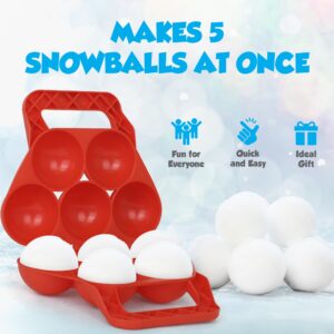 Slippery Racer 5 in 1 Snowball Maker (RED)