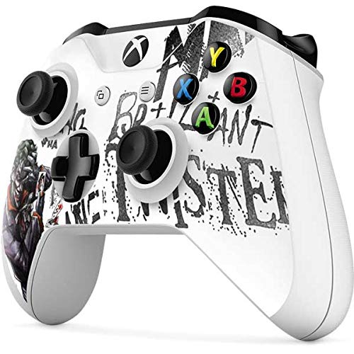 Skinit Decal Gaming Skin compatible with Xbox One S Controller - Officially Licensed Warner Bros Brilliantly Twisted - The Joker Design