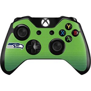 skinit decal gaming skin compatible with xbox one controller - officially licensed nfl seattle seahawks breakaway design