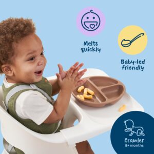 Gerber Snacks for Baby Value Pack, Lil Crunchies, Mild Cheddar & Veggie Dip, 1.48 Ounce (Pack of 8)