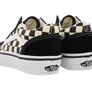 Vans Kids K Old Skool Primary Check Black White, 3 Little Kid