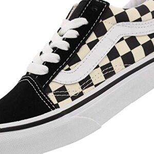 Vans Kids K Old Skool Primary Check Black White, 3 Little Kid