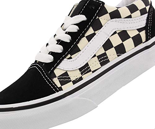 Vans Kids K Old Skool Primary Check Black White, 3 Little Kid