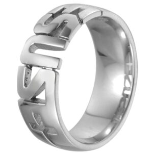 Jude Jewelers 8mm Stainless Steel Jesus Ring Christian Religious Holy Cross Wedding Engagement (10)