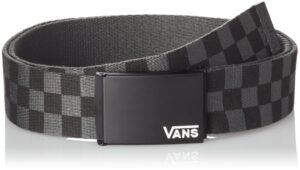 vans deppster ii web belt one size black charcoal