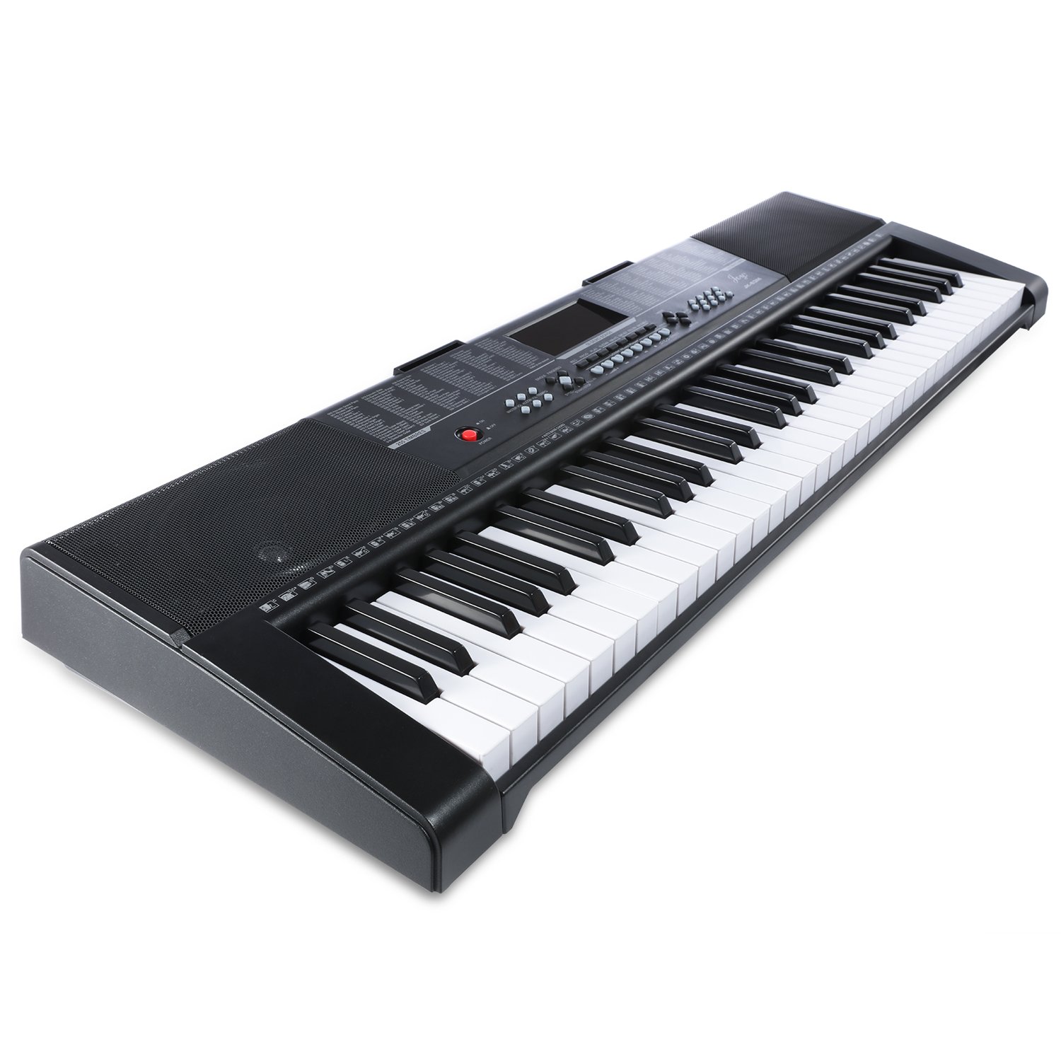 61key Standard Keys Keyboard with USB Music Player,Including Headphone,Stand,Stool & Power Supply-The electronic keyboards