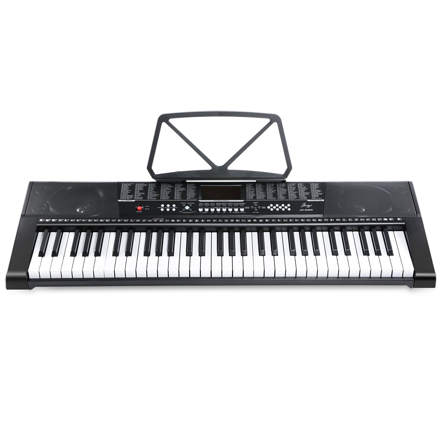 61key Standard Keys Keyboard with USB Music Player,Including Headphone,Stand,Stool & Power Supply-The electronic keyboards