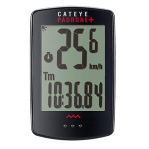 cateye, padrone plus wireless bike computer, black