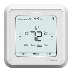 honeywell th6320wf2003/u lyric t6 thermostat, 3 heat / 2 cool heat pump or 2 heat / 2 cool conventional, 4.09" x 4.09" x 1.06"