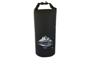 dry bag waterproof sack multiple sizes with shoulder strap (black, 10l)