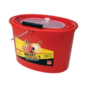 Goliath Rocket Rod Bait Bucket - Works with Any Fishing Rod, Multi Color (31711)