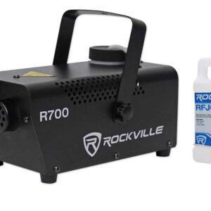 Rockville Fog/Smoke Machine w/Remote+Fluid, Quick Heatup Time (R700)