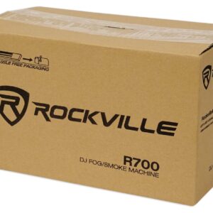 Rockville Fog/Smoke Machine w/Remote+Fluid, Quick Heatup Time (R700)